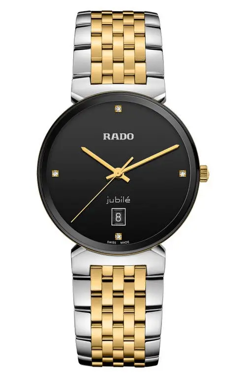 RADO Florence Diamond Bracelet Watch - Silver/gold
