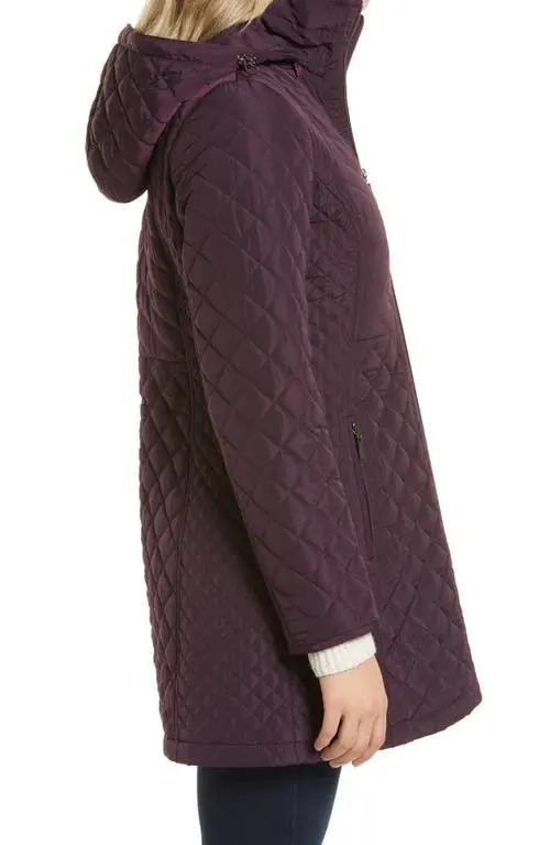 Gallery Quilted Jacket - Blackbery
