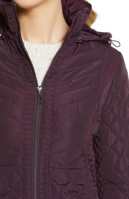 Gallery Quilted Jacket - Blackbery