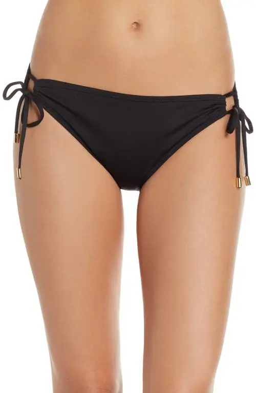 La Blanca Island Goddess Hipster Bikini Bottom - Black