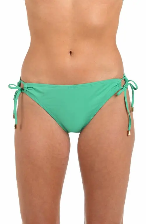 La Blanca Island Goddess Hipster Bikini Bottom - Eucalyptus