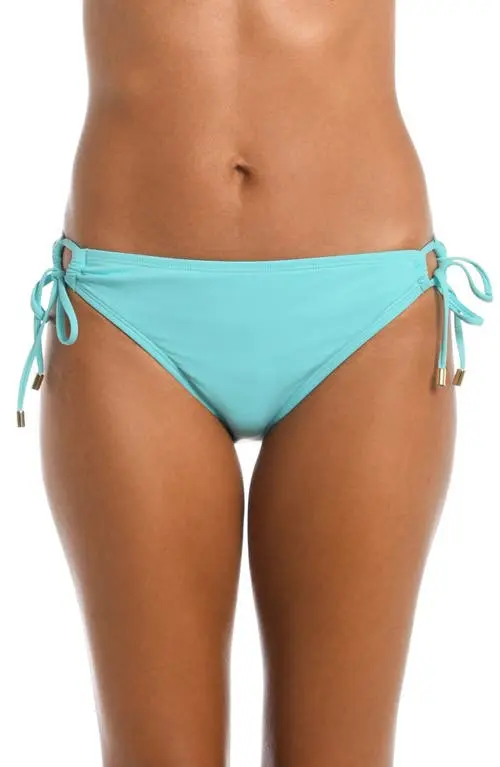 La Blanca Island Goddess Hipster Bikini Bottom - Ice Blue