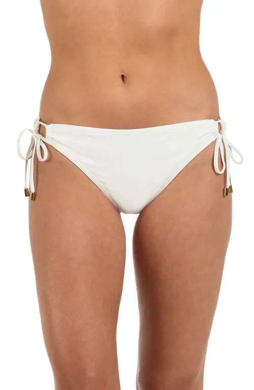 La Blanca Island Goddess Hipster Bikini Bottom - Ivory