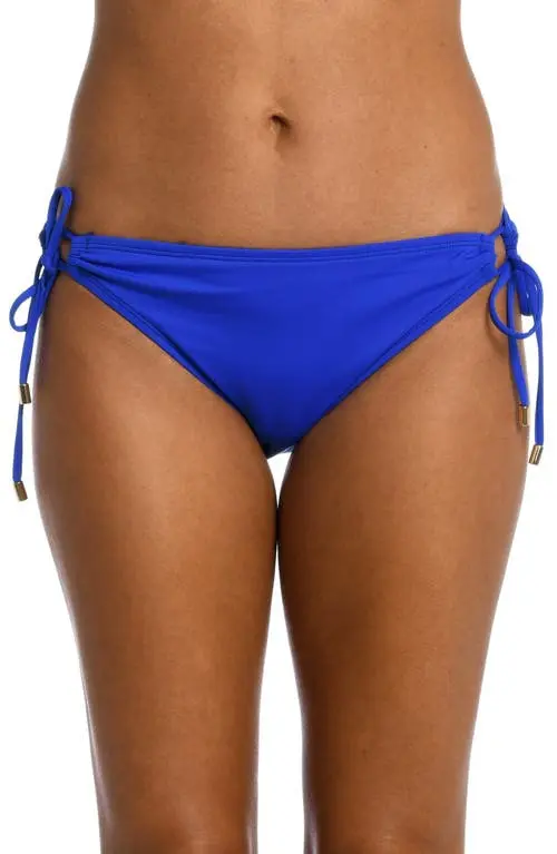 La Blanca Island Goddess Hipster Bikini Bottom - Sapphire