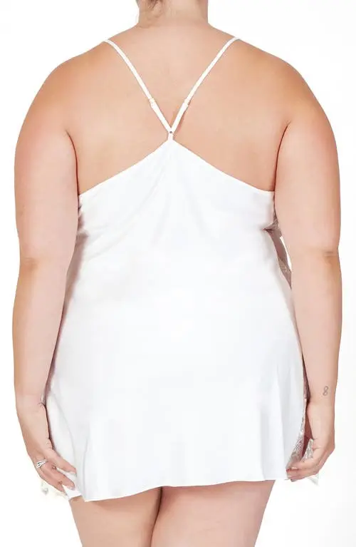 Rya Collection Darling Lace Trim Chemise - Ivory