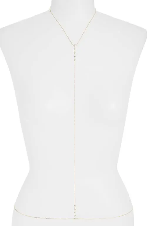 SHYMI Cubic Zirconia Body Chain - Gold
