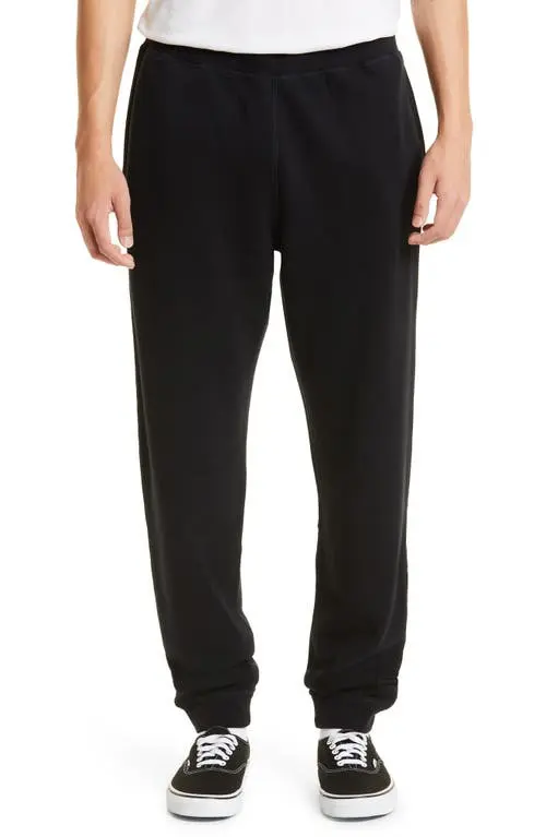 Sunspel Cotton French Terry Joggers - Black