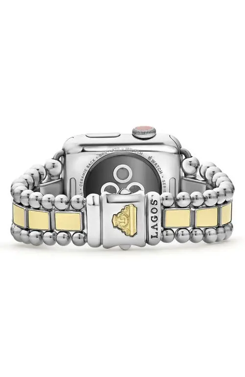 Lagos Smart Caviar Two-tone Apple Watch® Band - Two Tone