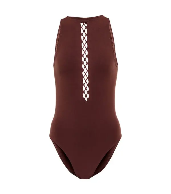 Alaïa Cutout Halterneck Swimsuit