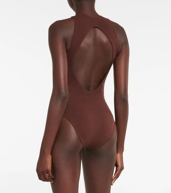 Alaïa Cutout Halterneck Swimsuit