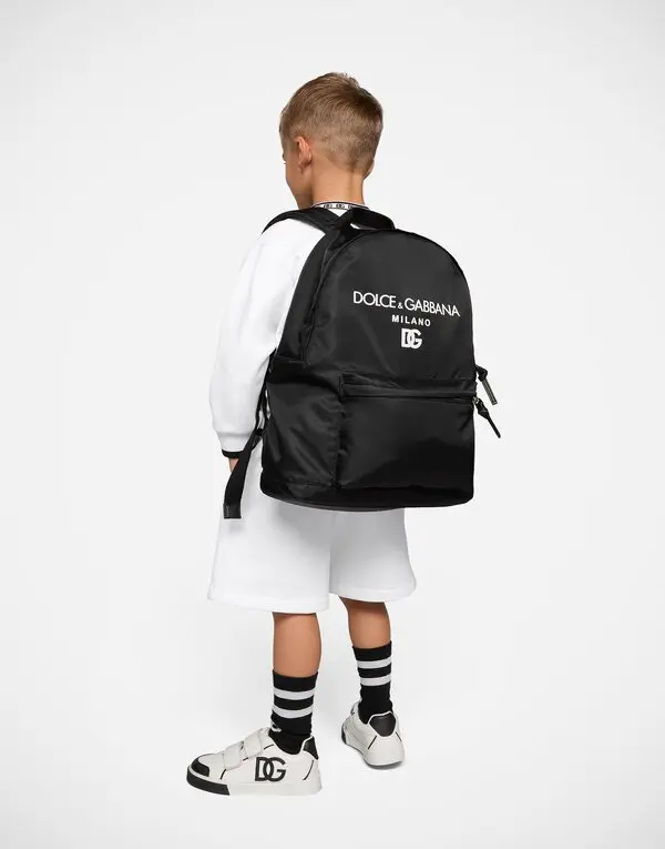 Dolce & Gabbana Nylon Backpack With Milano Print