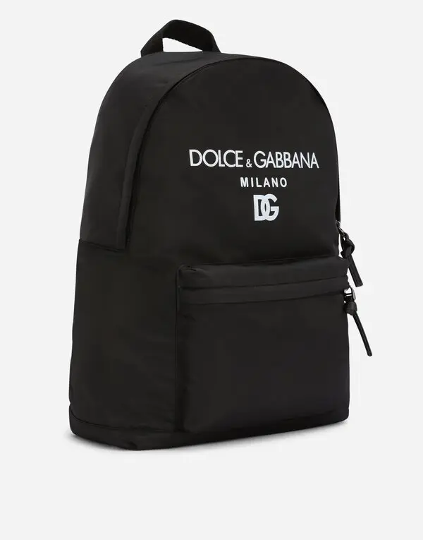 Dolce & Gabbana Nylon Backpack With Milano Print