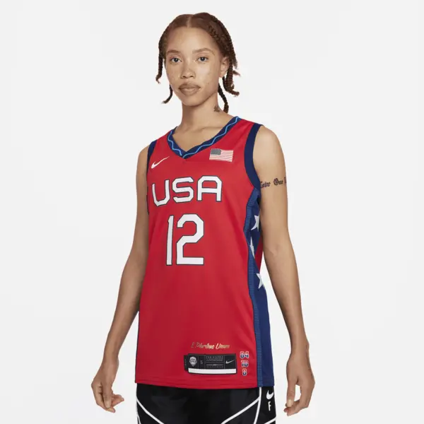 Nike Team Usa Basketball Jersey - Red