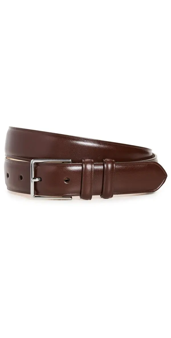 Paul Smith Leather Suit Belt - Chocolate