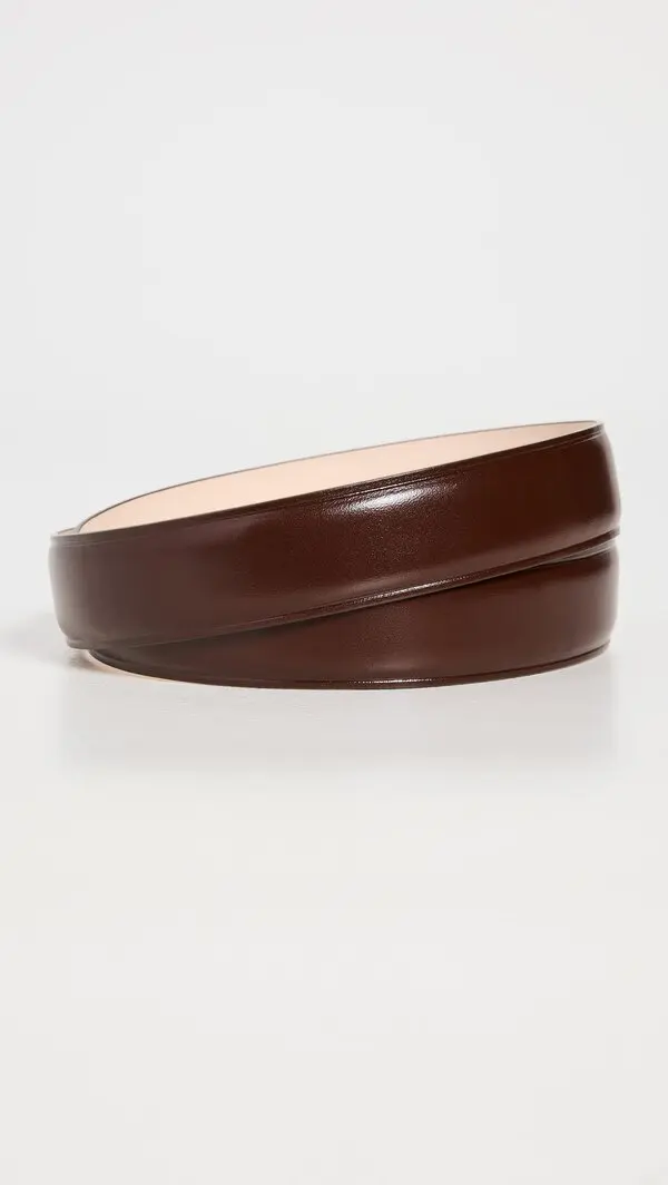 Paul Smith Leather Suit Belt - Chocolate