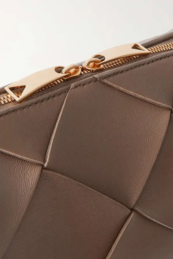 Bottega Veneta Small Cassette Intrecciato Leather Shoulder Bag