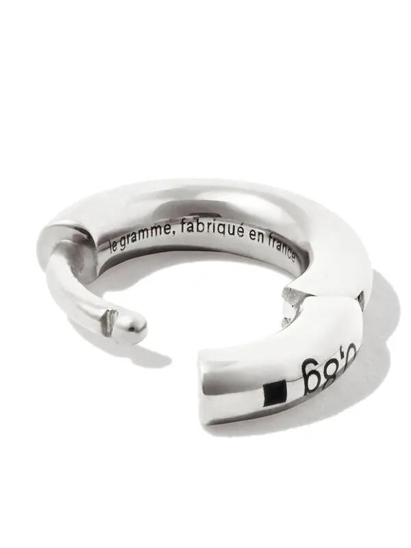 Le Gramme Sterling Hoop Earring - Silver