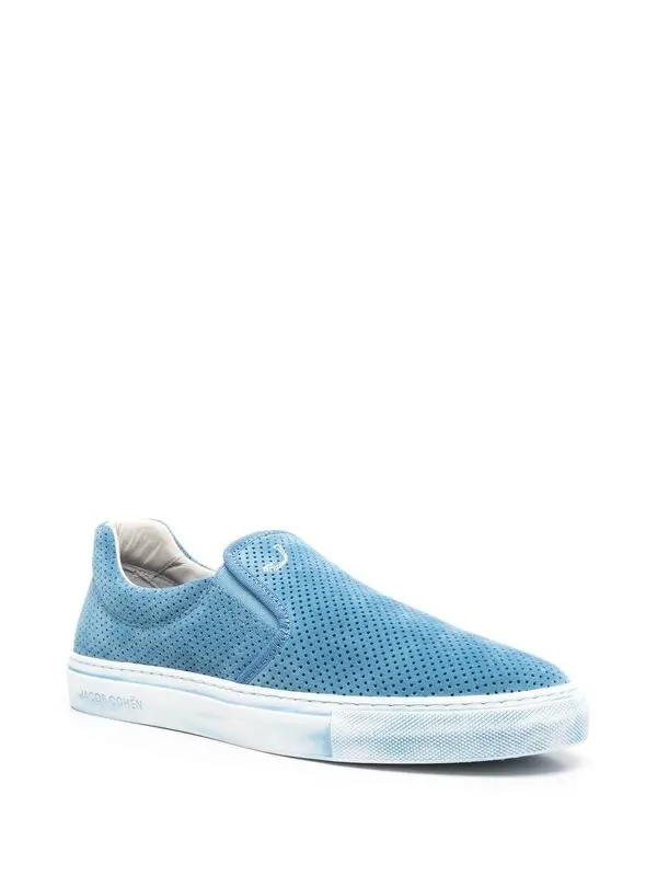 Jacob Cohen Perforated-detail Slip-on Sneakers