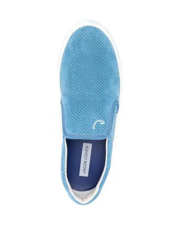 Jacob Cohen Perforated-detail Slip-on Sneakers