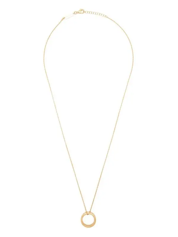 MAISON MARGIELA Numerical Ring Pendant Necklace - Gold