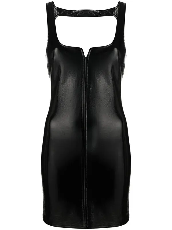 COURREGES Bodycon Mini-dress - Black