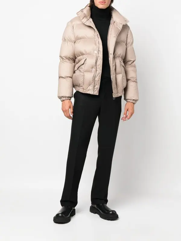 Alexander McQueen Graffiti-print Puffer Jacket - Neutrals