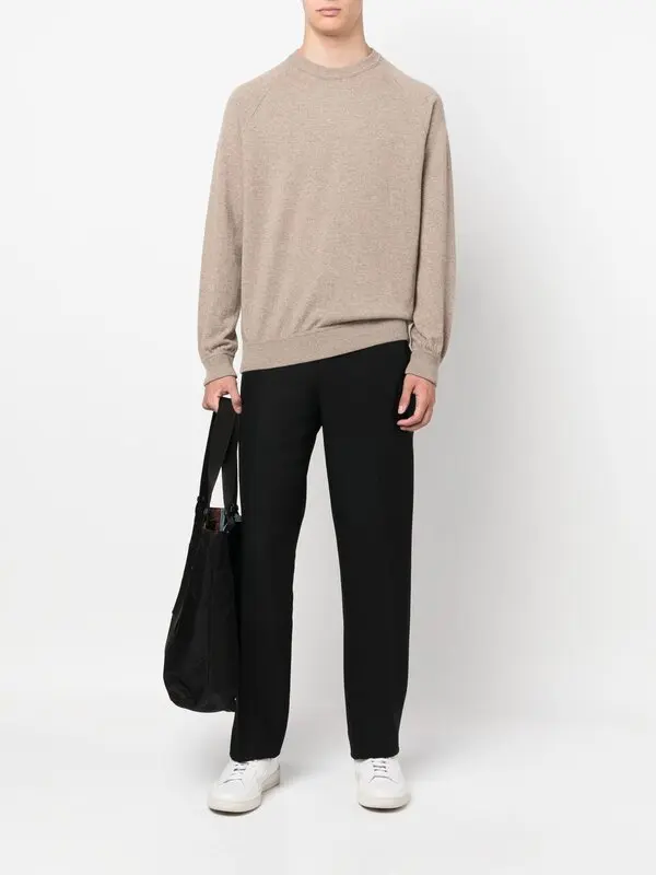 DRUMOHR Cashmere Crew-neck Jumper - Neutrals