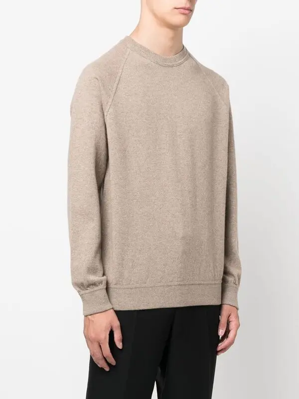 DRUMOHR Cashmere Crew-neck Jumper - Neutrals