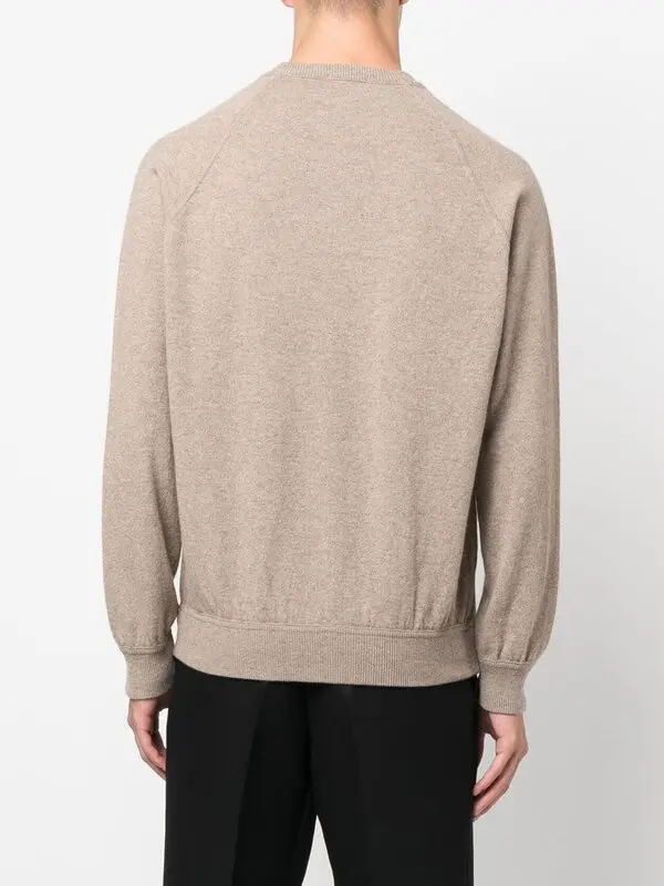 DRUMOHR Cashmere Crew-neck Jumper - Neutrals