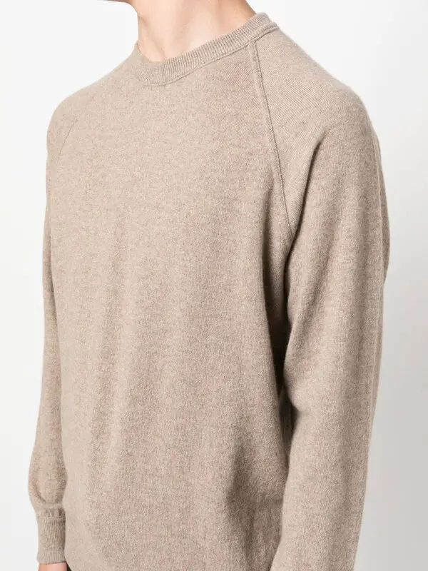 DRUMOHR Cashmere Crew-neck Jumper - Neutrals