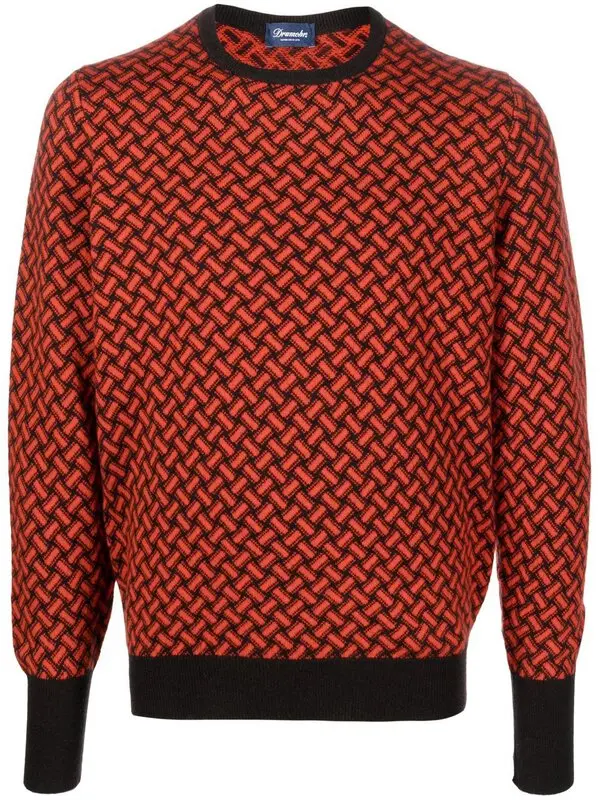 DRUMOHR Patterned Knit Jumper