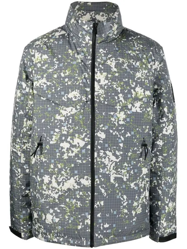 A-COLD-WALL* Logo-print Zipped Jacket - Grey
