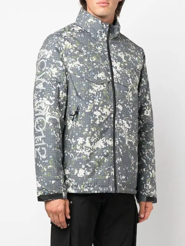 A-COLD-WALL* Logo-print Zipped Jacket - Grey