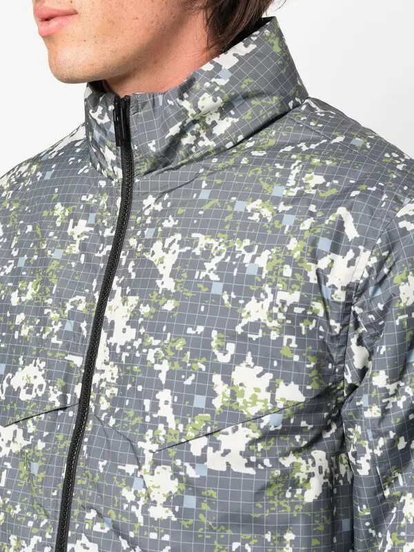 A-COLD-WALL* Logo-print Zipped Jacket - Grey