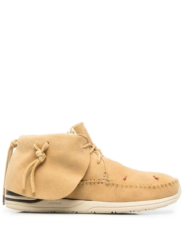 Visvim Knot-detail Lace-up Boots - Neutrals