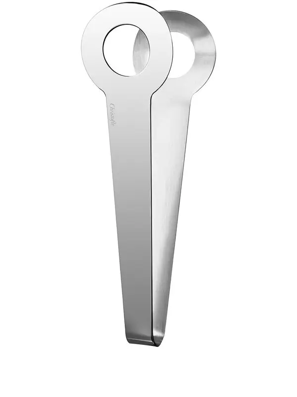 Christofle Oh Ice Tongs - Silver