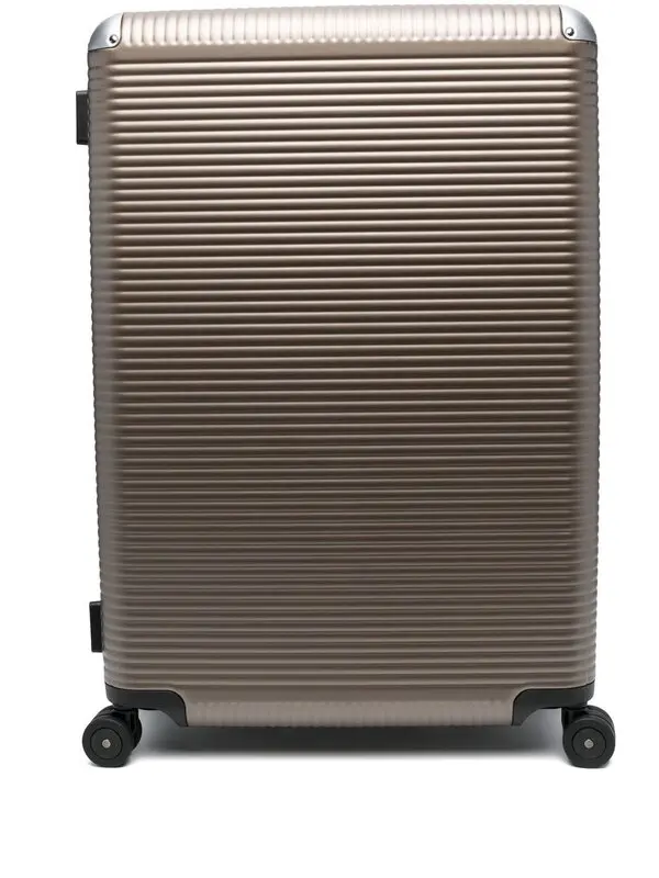 FPM MILANO Panelled Aluminium Suitcase
