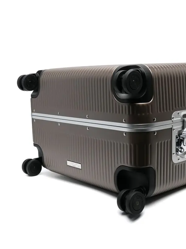 FPM MILANO Panelled Aluminium Suitcase