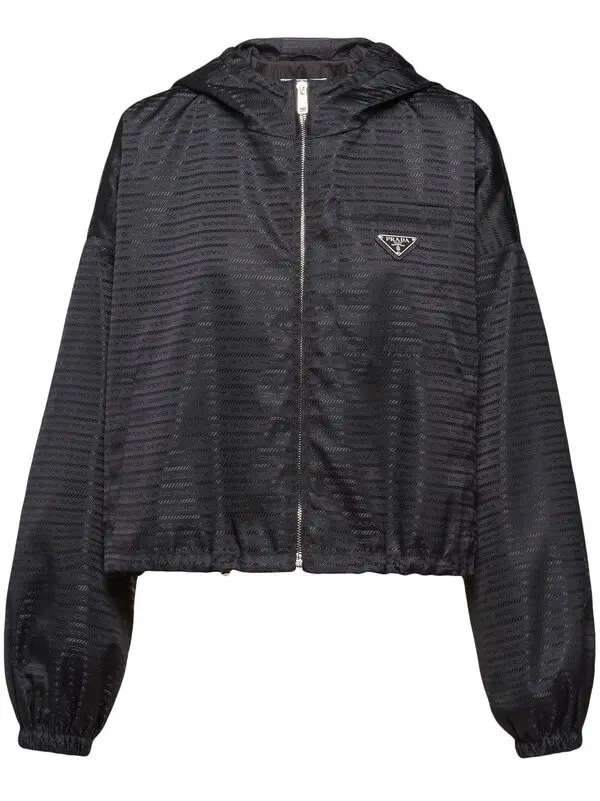 Prada Re-nylon Cropped Blouson Jacket