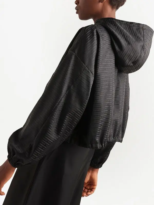 Prada Re-nylon Cropped Blouson Jacket
