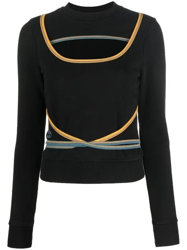 DIESEL® F-crossette Logo-embroidered Sweatshirt