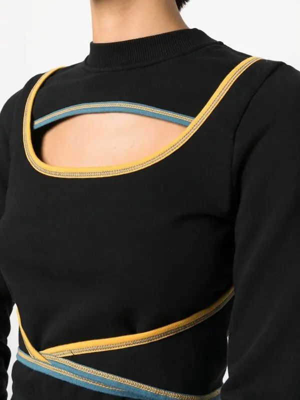 DIESEL® F-crossette Logo-embroidered Sweatshirt