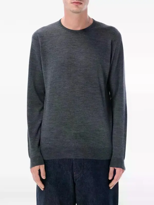 John Smedley Lundy Crew Neck Jumper - Grey