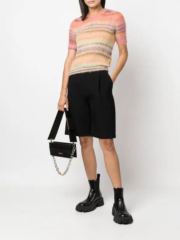 DIESEL® Mohair-alpaca Wool Blend Striped Jumper
