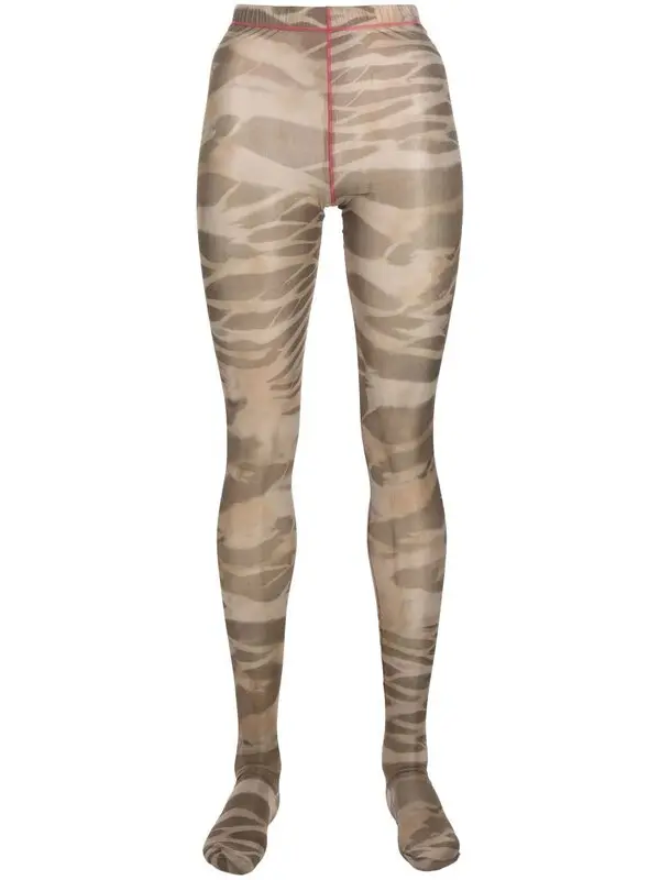 DIESEL® P-koll-e3 Camouflage-print Leggings - Neutrals