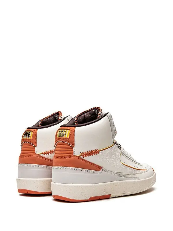 JORDAN Air Retro 2 Maison Chateau Rouge Sneakers - Neutrals