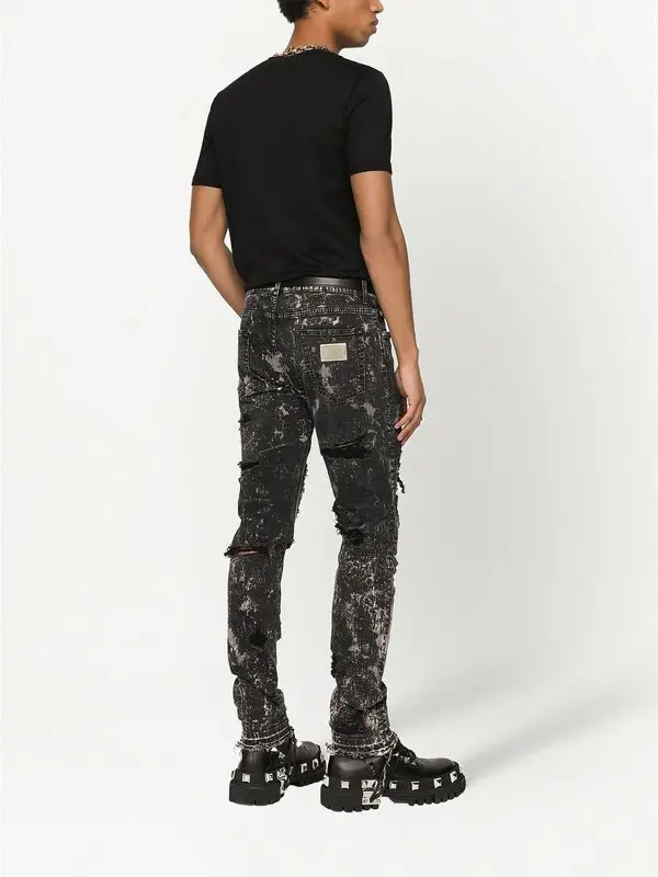 Dolce & Gabbana Heraldic Dg-patch Cotton T-shirt - Black
