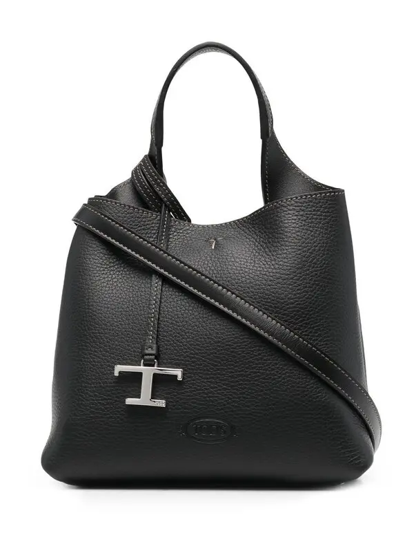 TOD'S Leather Tote - Black