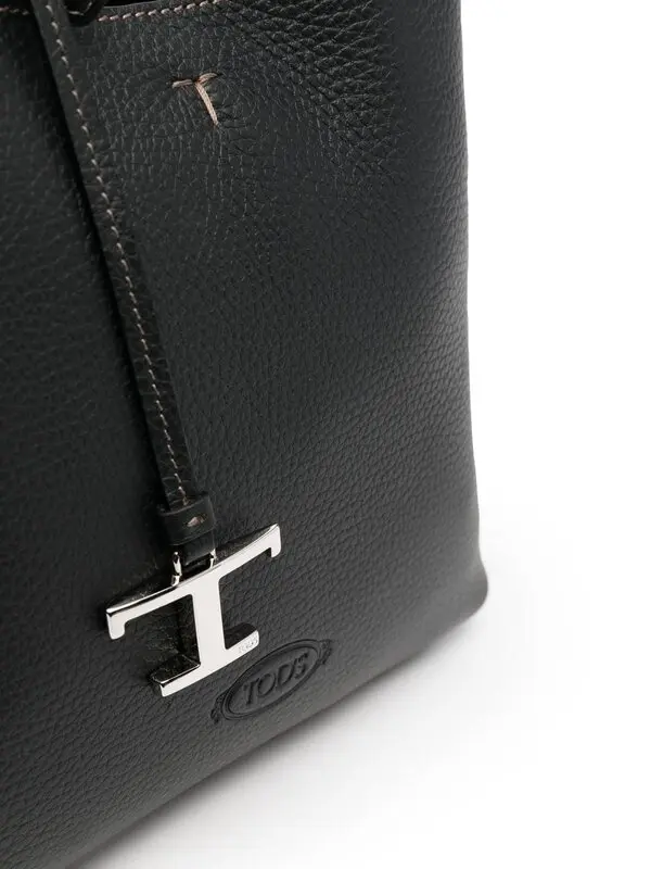 TOD'S Leather Tote - Black