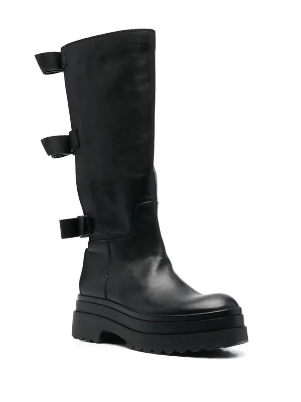 Red Valentino Bow-embellished Knee-high Boots